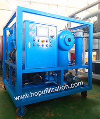China Double Stage Vacuum Insulating Oil Filtration Unit With Two Booster,Transformer Drying Device,Oil Purifier With Drip Pan supplier