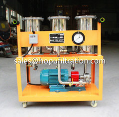 China Stainless Steel Type Portable Oil Filtration Unit, Small Oil Cleaner, Movable Oil Purifier supplier
