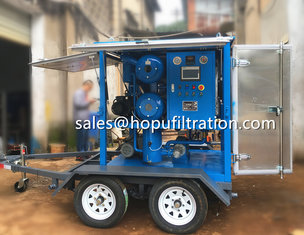 China ZYM-50 3000LPH Mobile Trailer Vacuum Transformer Oil Filtration Plant, oil treatment unit for Transformer Maintenance supplier