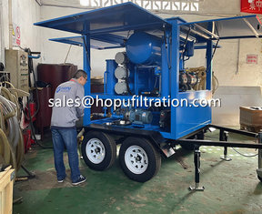 China Mobile Trolley PLC type Vegetable Transformer Oil Purifier, Movable Transformer Oil Filtration Service Equipment supplier