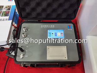 China Portable oil particle counter ,Lubricant Oil particle Analyzer, Online Oil Particle Tester supplier