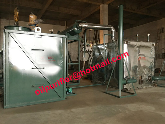 ISO certified engine oil recycling machine,car motor oil  vacuum distillation system, black oil decolorization purifier supplier