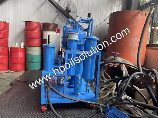 Vacuum Gear Oil Filtration Machine, Lubricant Oil Dehydration System, Lube Oil Purifier supplier