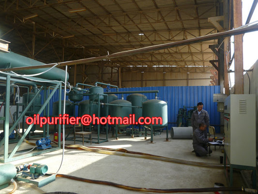 Automobile Car Oil Recycling System,Engine Oil Vacuum Distillation System and  Purifying Equipment supplier