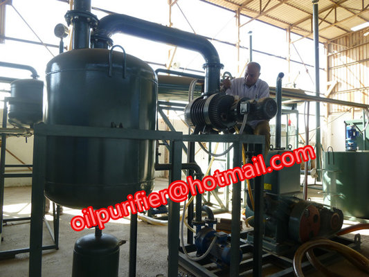 Automobile Car Oil Recycling System,Engine Oil Vacuum Distillation System and  Purifying Equipment supplier