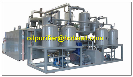 Advanced vacuum distillation technology,refining base oil ,engine oil recycling system supplier