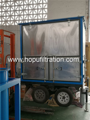 mobile type double-stage vacuum transformer oil purifier,open-air insulating oil filtration machine for power station supplier