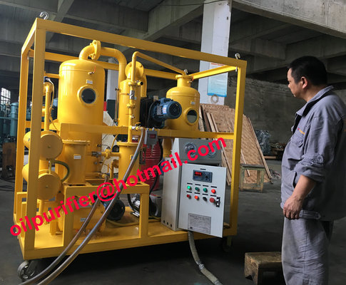 Double Stage Vacuum Transformer Oil Regeneration System With Resistance To High Voltage,substation oil treating device supplier