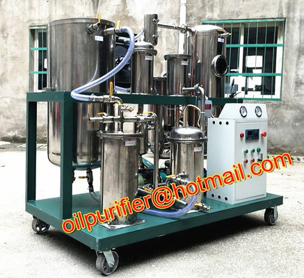 Stainless Steel Cooking Oil Renewable System,Sesame Oil Purification Plant,vegetable oil residual particles filtration supplier