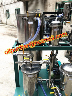 Stainless Steel Cooking Oil Renewable System,Sesame Oil Purification Plant,vegetable oil residual particles filtration supplier