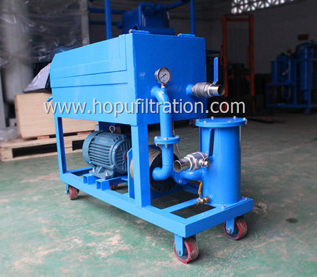 Steel Plate And Frame Lube Oil Purifier,Portable Cooking Oil Filtering Device,Particle Removal,Blue Color,3000L Per Hour supplier