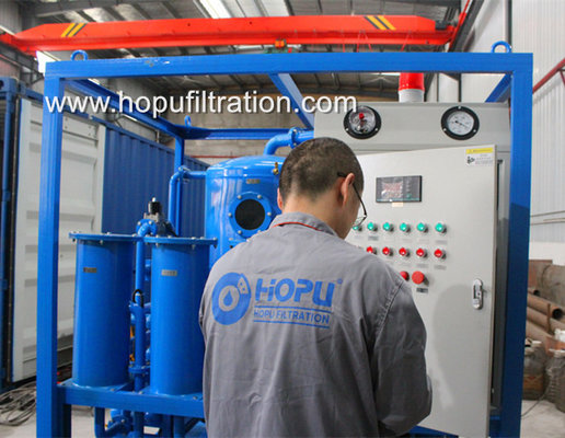 High Extraction Speed Two Stage Vacuum Insulation Oil Purifier, Ultra High Voltage Transformer Oil Filtration Equipment supplier