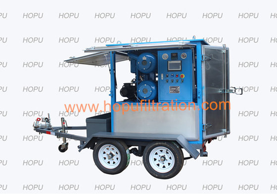 Double Stage Vacuum Transformer Oil Purifier Equipped Twin-Shaft Trailer,Insulating Oil Separator With Two Vacuum Tank supplier