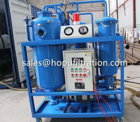 Vacuum Turbine Oil Purifier, Lube Oil Vacuum Dehydration and Purification Plant supplier