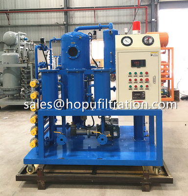 Double Stage Vacuum Transformer Oil Purifier, Mineral Dielectric Oil Purification Plant supplier