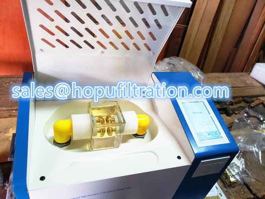 ASTMD 877 Transformer Oil Dielectric Strength Tester, Fully automatic Insulation Oil BDV Analyzer supplier