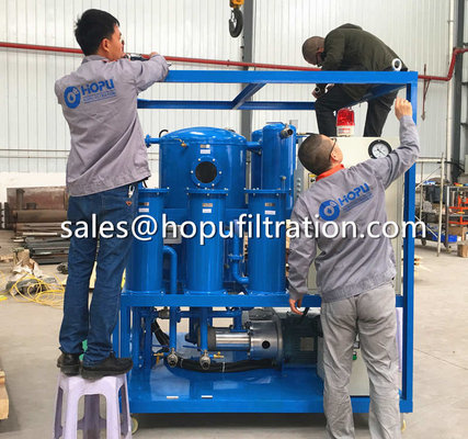 Onsite Working High Vacuum Transformer Oil Treatment System, FR3 Silicon Oil Purification Plant supplier