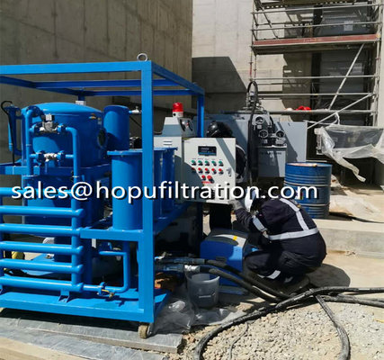 Onsite Working High Vacuum Transformer Oil Treatment System, FR3 Silicon Oil Purification Plant supplier