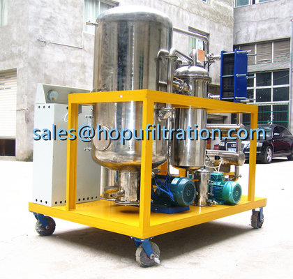 Stainless steel Phosphate Ester Fire Resistant Hydraulic Oil Purification Plant, Vacuum Oil Purifier supplier