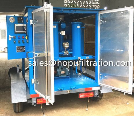 Weather-proof Transformer Oil Purifier, Double Stage Vacuum Transformer Oil Filtration Equipment supplier