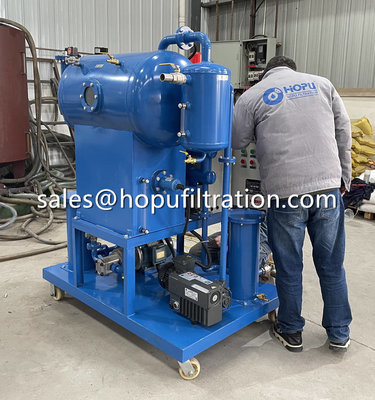 Portable Vacuum Transformer Oil Purifier, Insulation Oil Filtration Machine with Online Moisture Tester supplier