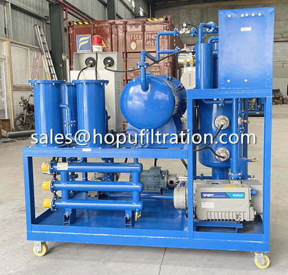 Vaccum Turbine Oil Purifier, Turbine Oil Coalescence Dehydration System supplier