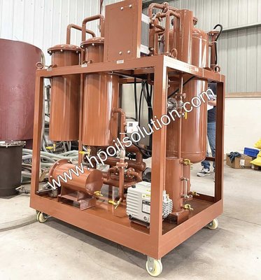 Emulsified Turbine Oil Purifier ,Oil Cleaning, Vacuum Steam Turbine Lube Oil Purification Plant supplier