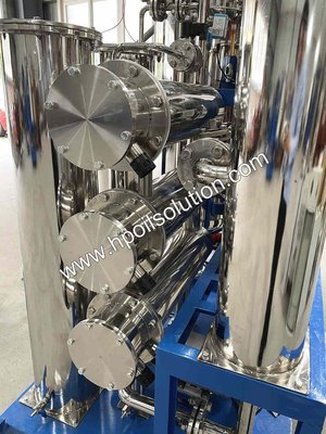 Phosphate Ester Fire-Resistant Hydraulic Oil Purifier, Stainless Steel Oil Filtration Machine supplier